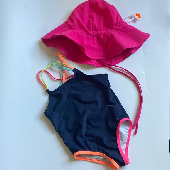 wonder nation | Swim | Fun In The Sun Toddler Hat Bathing Suit Combo ...